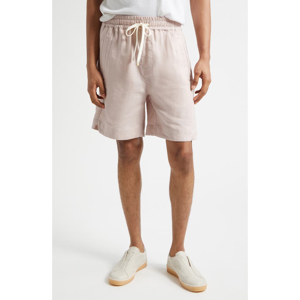 ELEVENTY Linen Drawstring Shorts